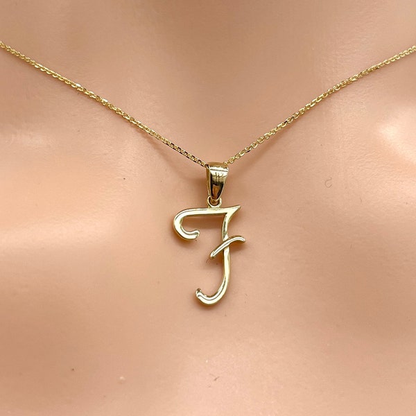Letter F Pendant - Etsy