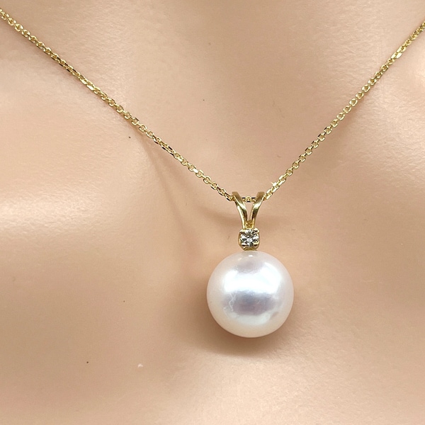 Single Pearl Pendant - Etsy