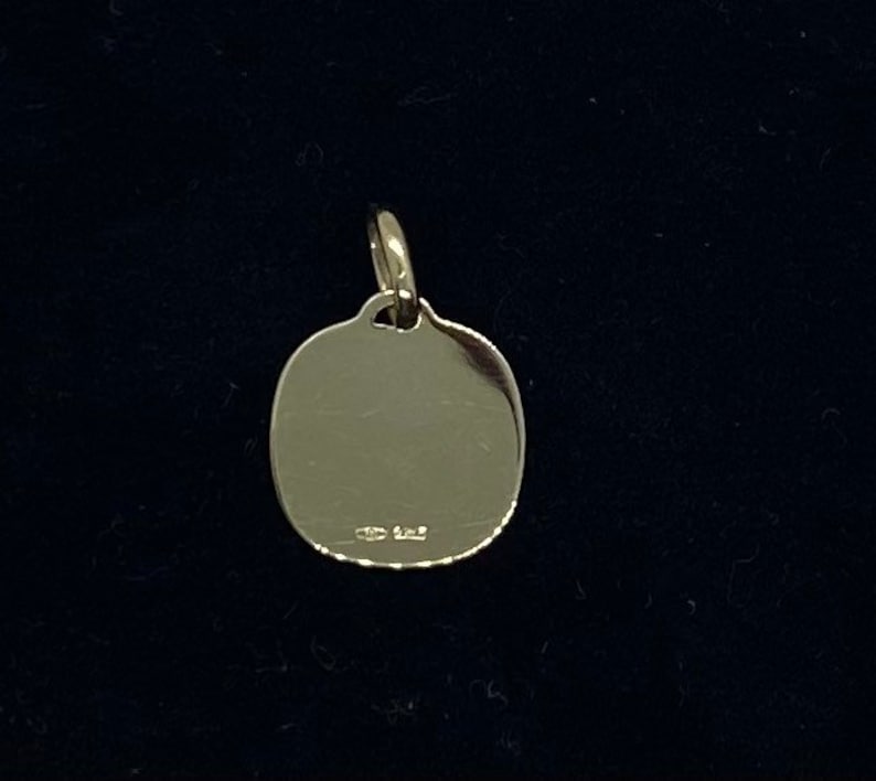Baptism Gold Pendant, 10K 14K 18K, Solid Gold Baptism Necklace, Gold ...