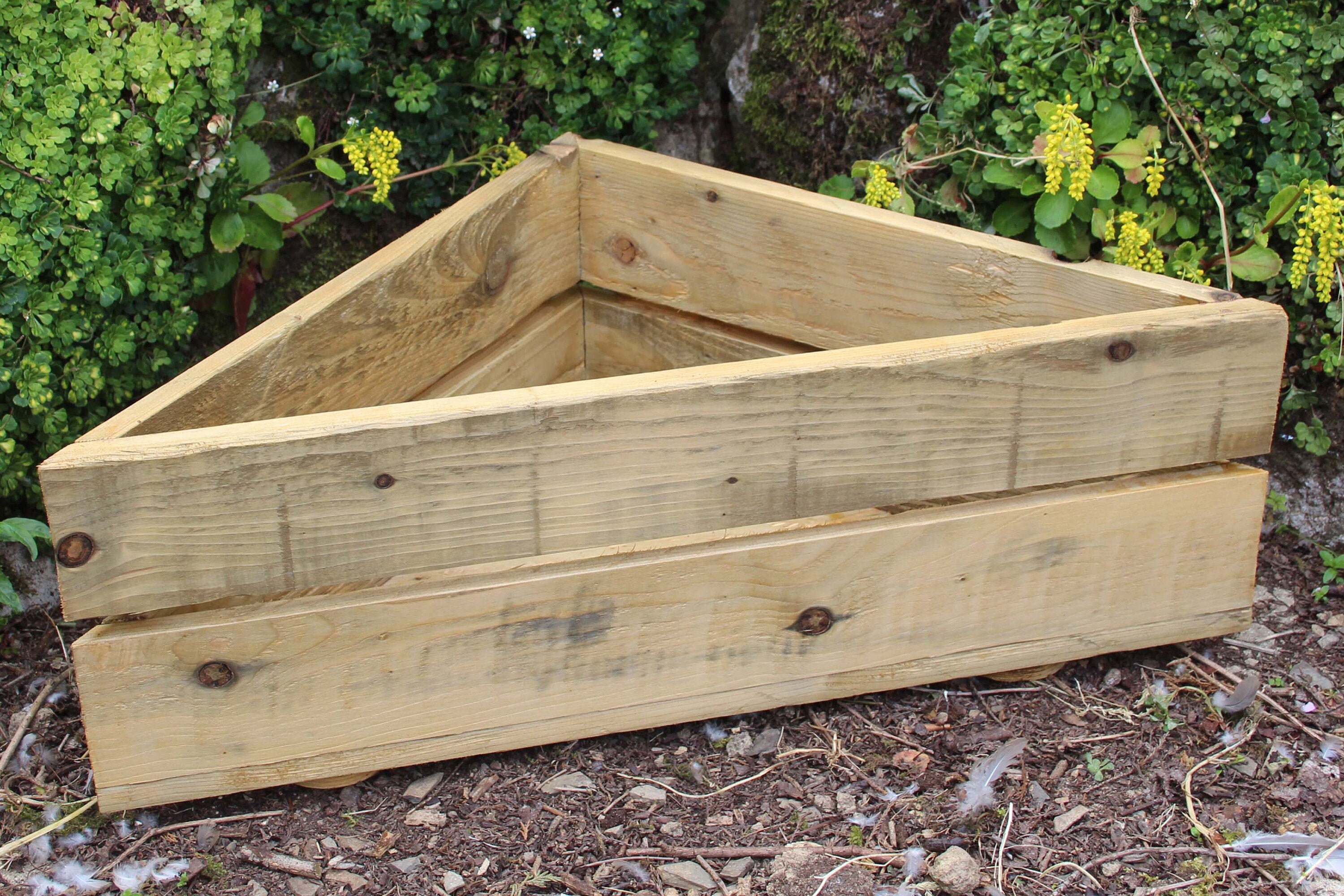 Planter Triangular Corner 70cm Wide From Hillsigns Made From - Etsy UK