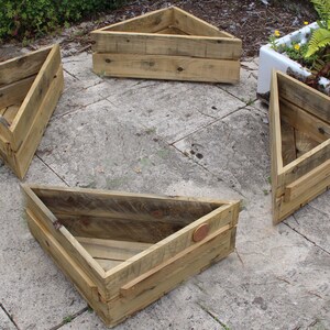 Planter Triangular Corner 70cm Wide From Hillsigns Made From Repurposed ...