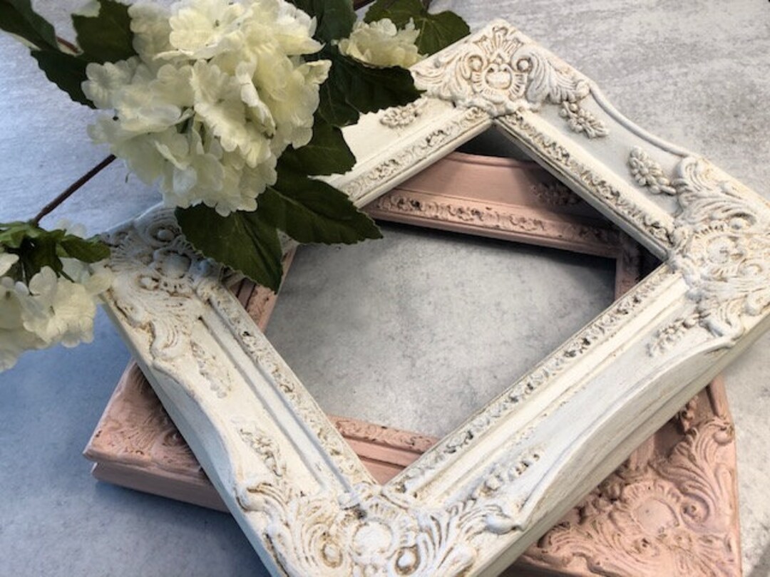 Farmhouse Frame, French Cottage Frame, Vintage Style Frame, Shabby ...