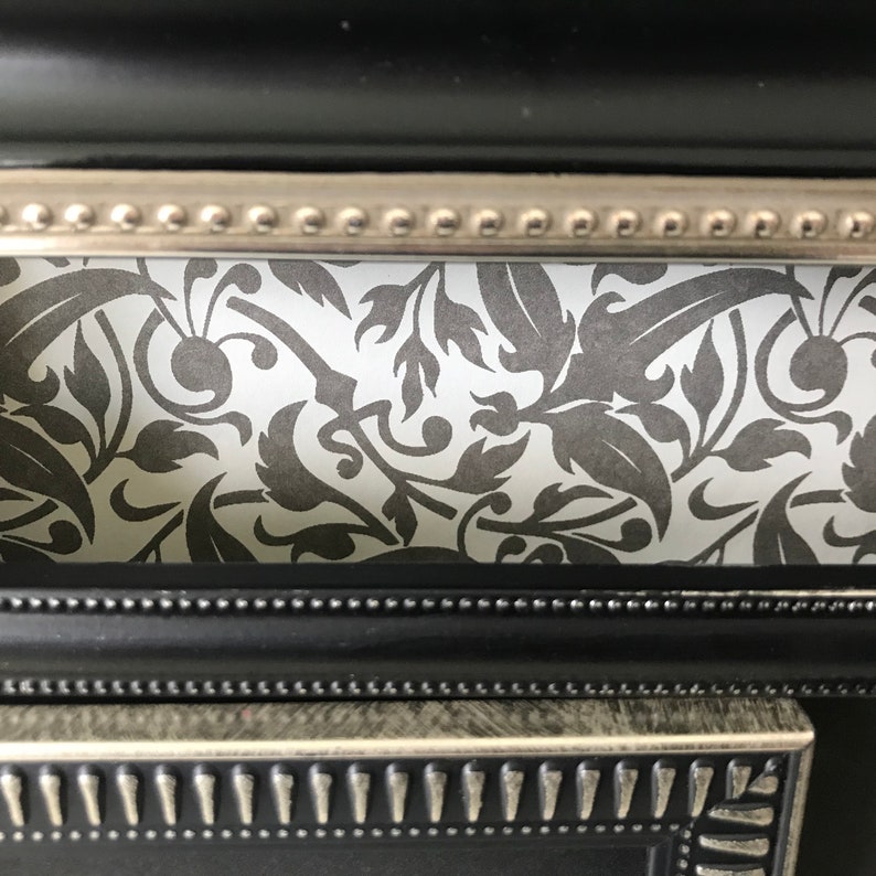 Black Gallery Wall Frames Custom Painted Frames Distressed - Etsy