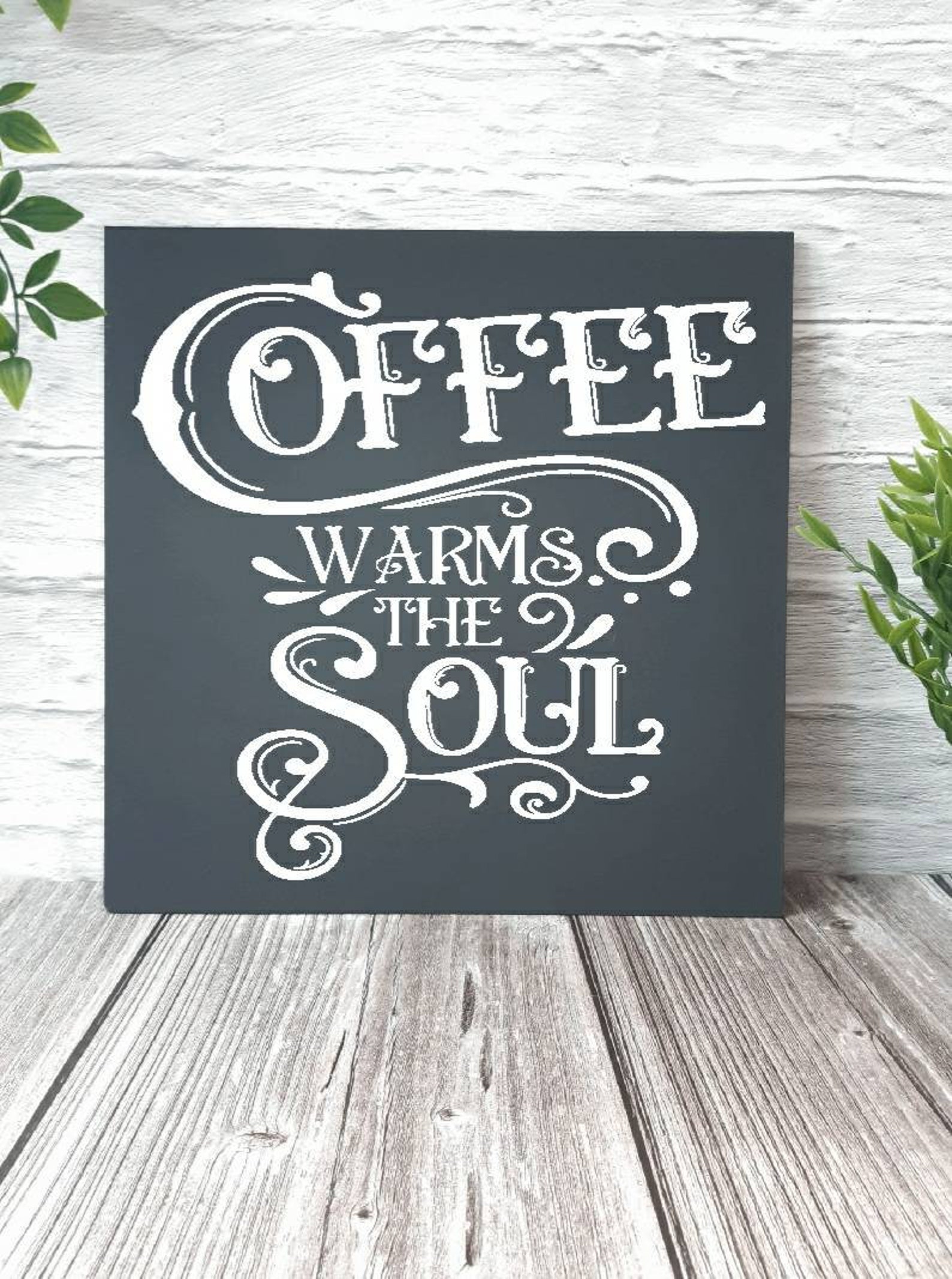 Coffee Shop Sign Chalkboard Blackboard Kitchen Sign Coffee - Etsy