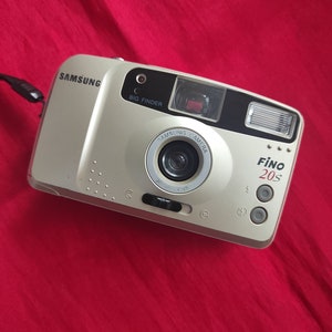Vintage Film Camera Samsung Fino 20S, Working Film Camera, Point and ...