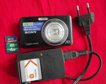Sony Cyber-shot DSC-W110 7.2MP Digital Camera, 4x Wide Angle Zoom, Carl ...