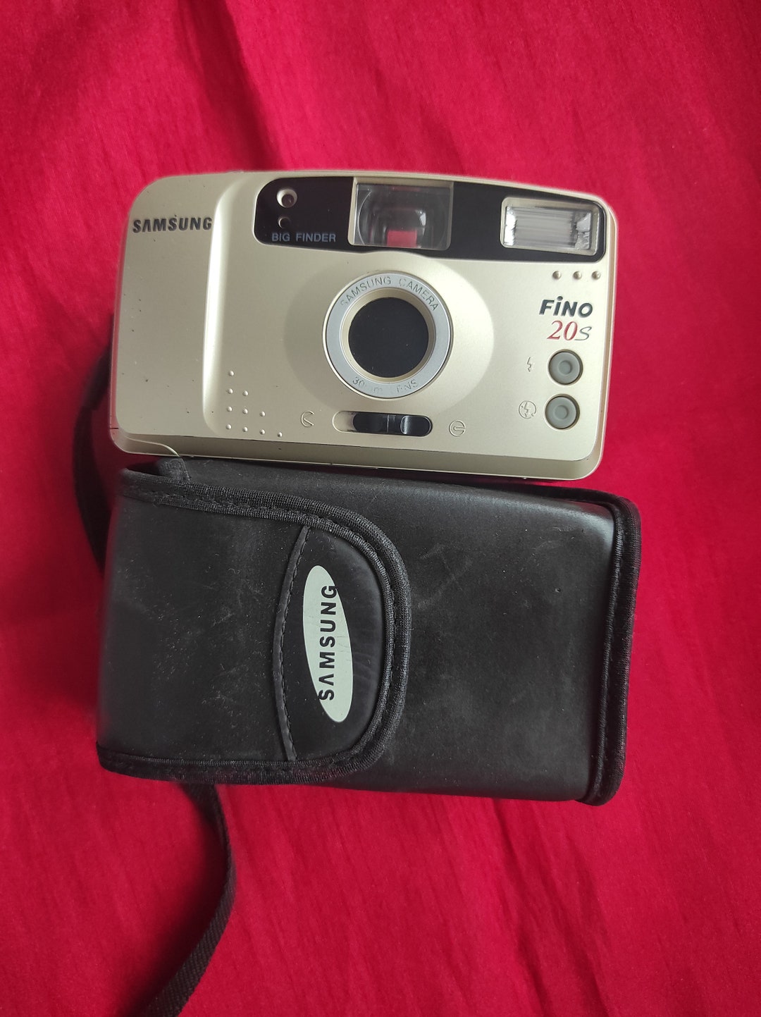 Vintage Film Camera Samsung Fino 20S, Working Film Camera, Point and ...