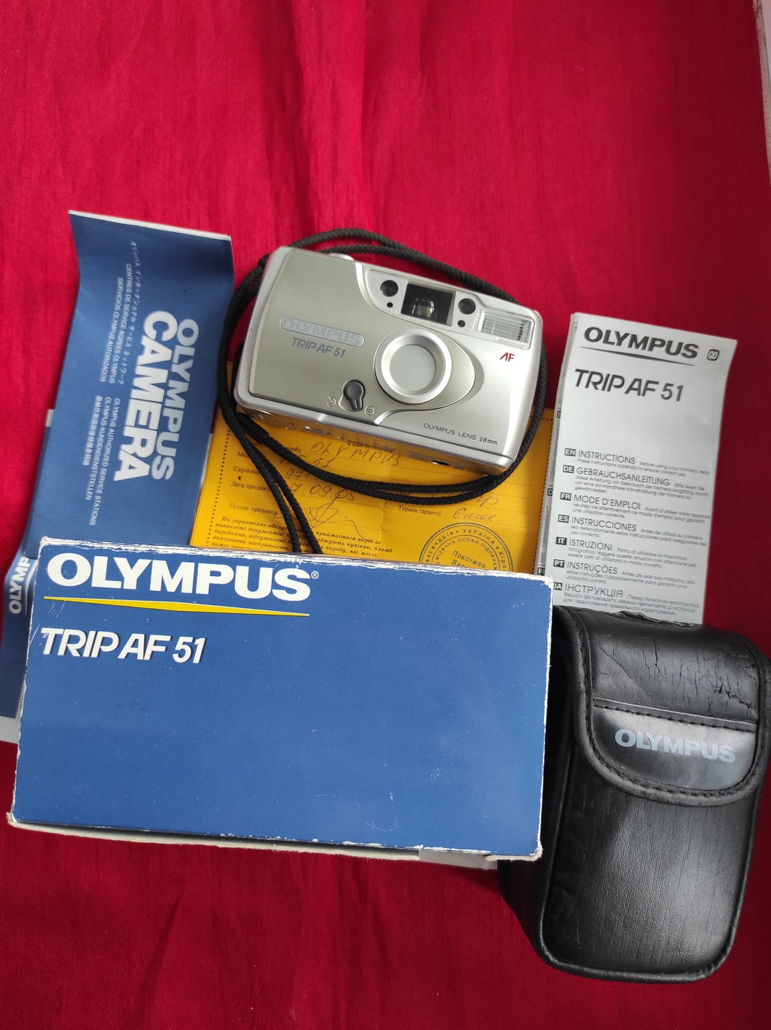 Olympus Trip AF 51 Vintage Camera, Detection and Shooting Camera ...