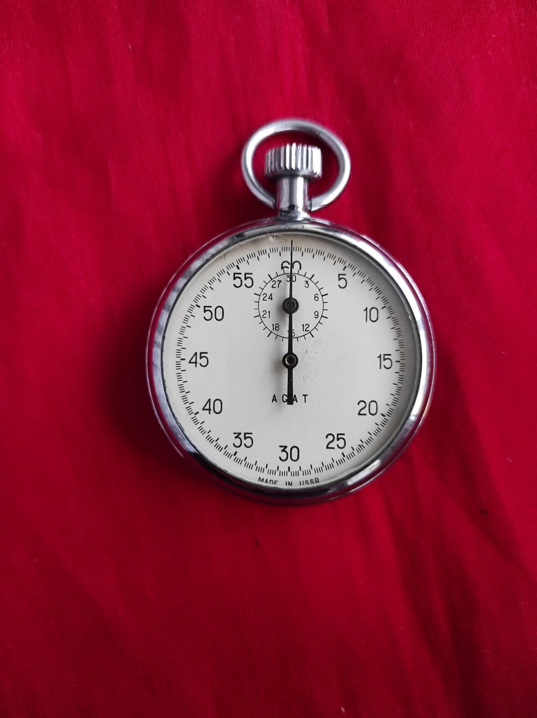 Soviet Vintage Stopwatch agat, Soviet Working Stopwatch,,sports ...