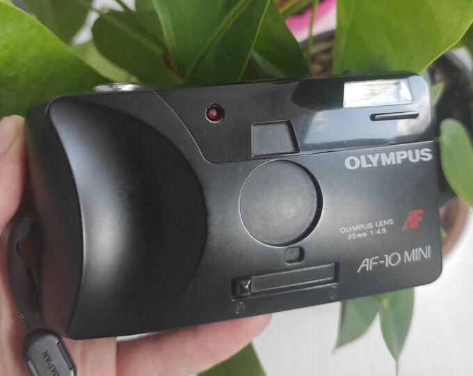 Vintage Camera Olympus AF 10 Mini Working Film Camera. Point and Shoot ...