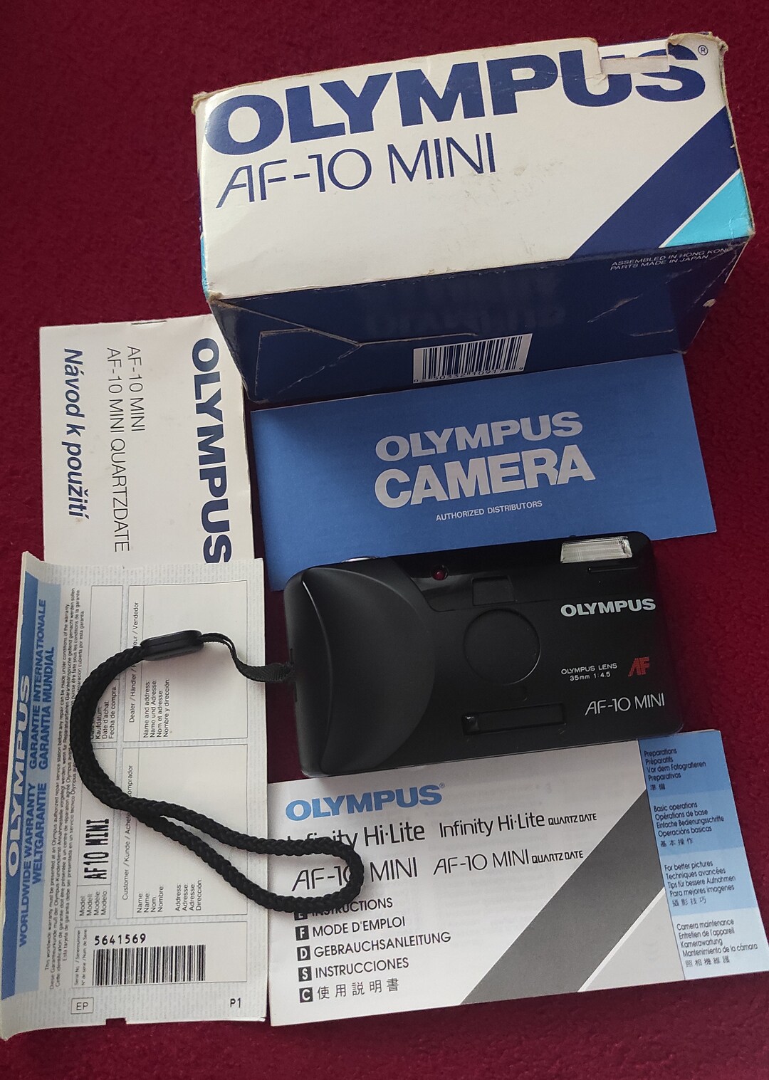 Vintage Olympus AF-10 Mini 35mm. Verified Film Working - Etsy