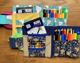 Kids Activity Folder Arts Portfolio Bag Gift Idea Arts Bag - Etsy