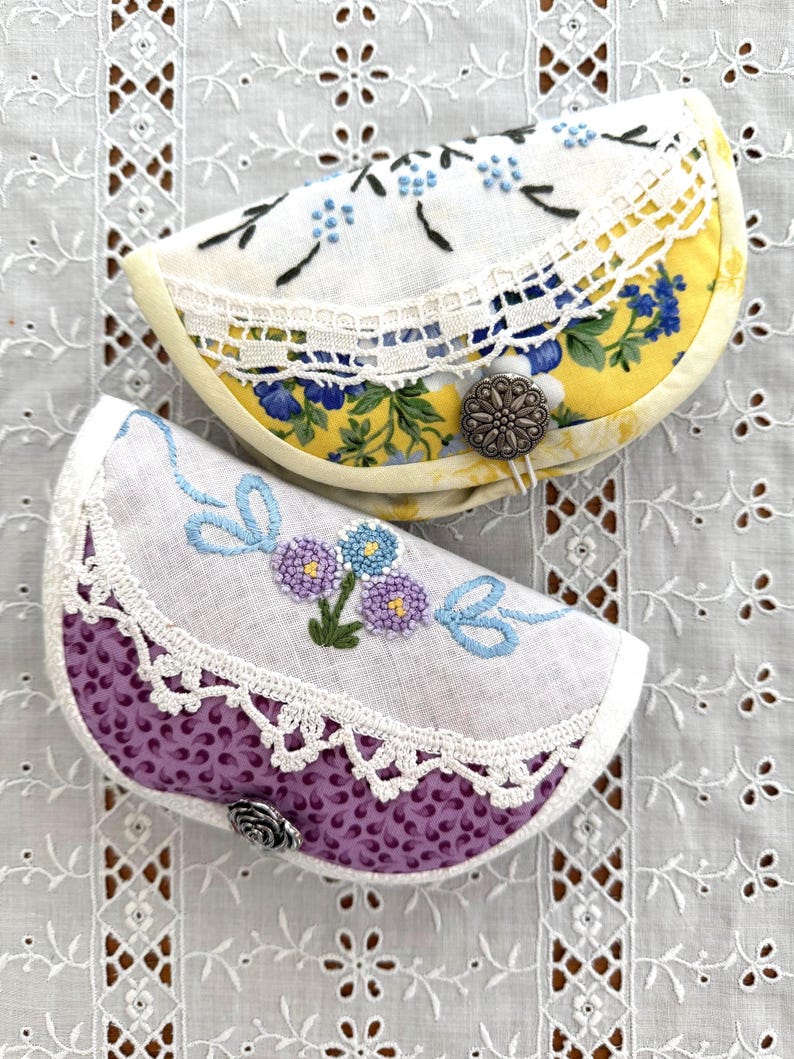 USPS SHIPPING INCREASE Effects My Pricing, Vintage Lace Trimmed Sewing ...