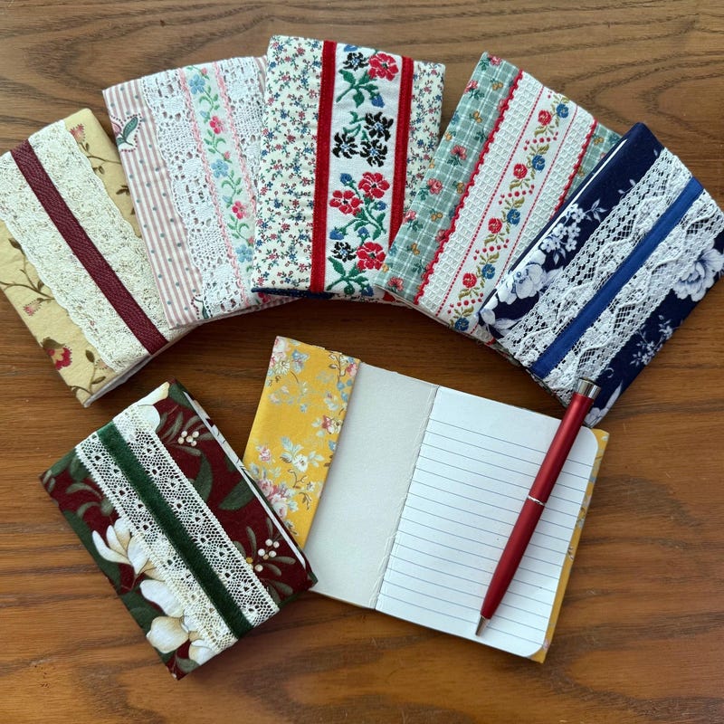 Fabric Notebook - Etsy