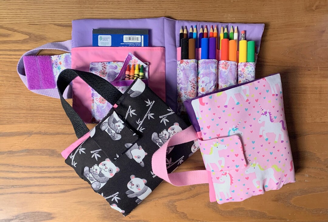 Art Kit, Kids Small & Lightweight Travel Art Tote, Stocked With Quality ...