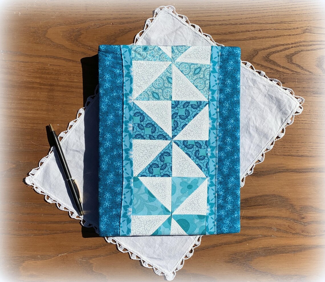 USPS SHIPPING INCREASE Effects My Pricing, Handmade Quilt Covered Book ...