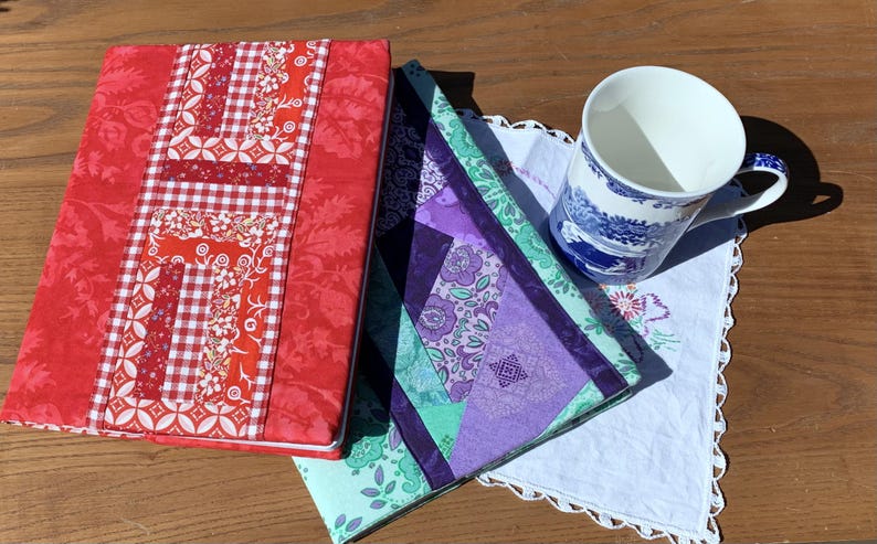 USPS SHIPPING INCREASE Effects My Pricing, Handmade Quilt Covered Book ...
