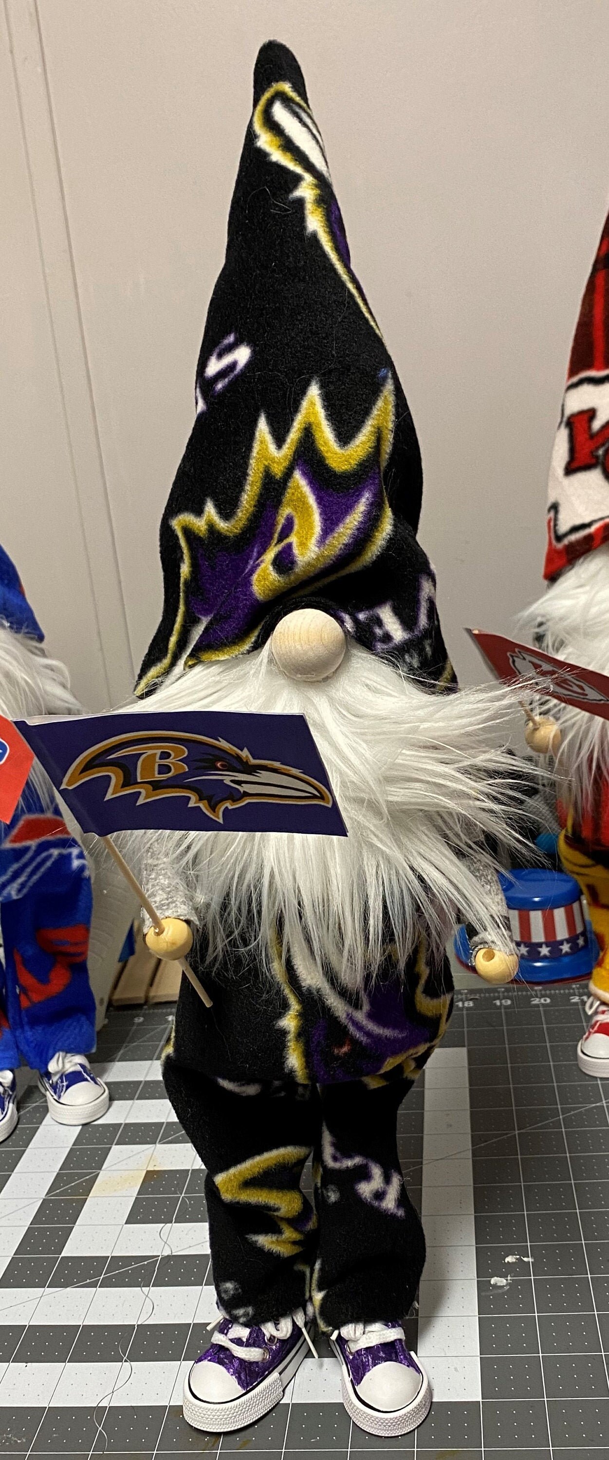 NFL Baltimore Ravens Gnome/ravens Gnome/nfl Gnome - Etsy UK