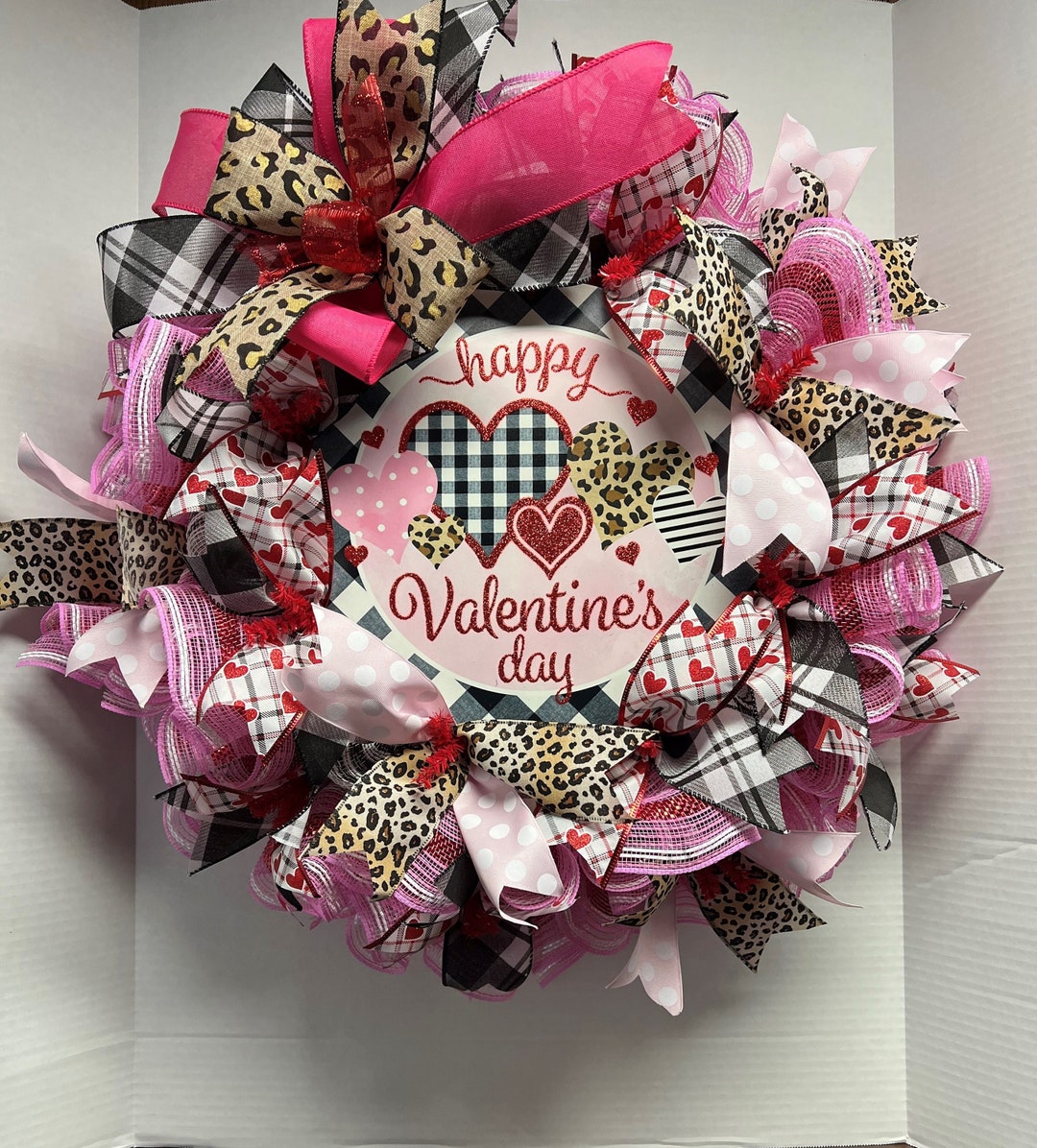 Valentine's Day Wreath, Love Wreath, Happy Valentine's Day - Etsy