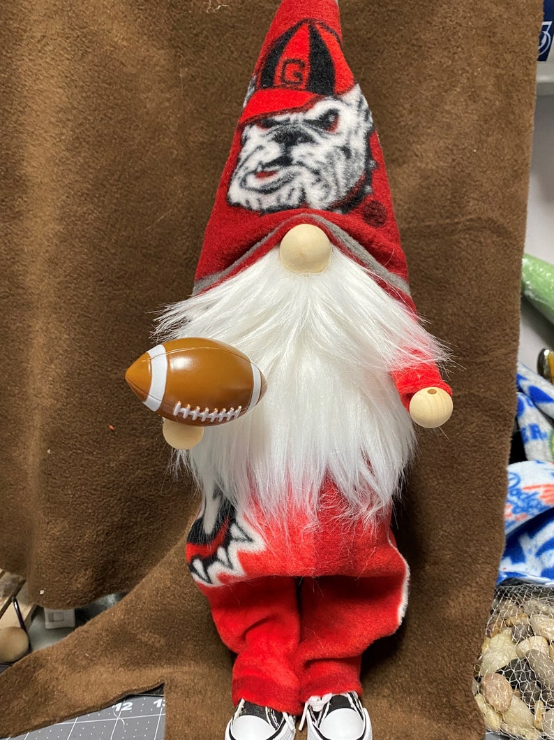 University of Georgia Gnome/uga Gnome/georgia Bulldogs - Etsy