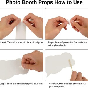 25PCS Blue Baby Shower Photo Booth Props for Baby Shower Supplies, Baby ...