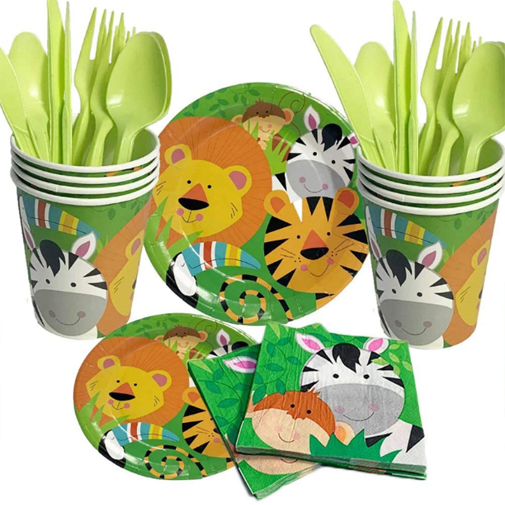 Jungle Safari Plate Safari Birthday Safari Party Plates Etsy