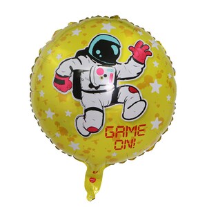 5pcs Outer Space Theme Birthday Balloon Set, Astronaut Balloon Kit ...