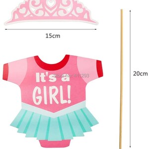 25PCS Blue Baby Shower Photo Booth Props for Baby Shower Supplies, Baby ...