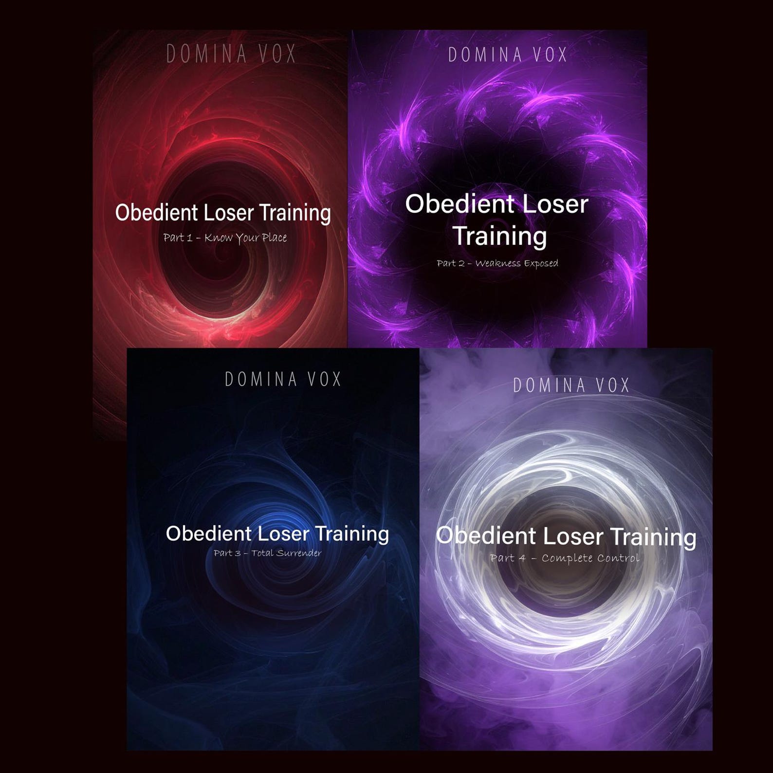 Obedient Loser Training – Complete 4-part Bundle | Domina Vox Hypnosis ...