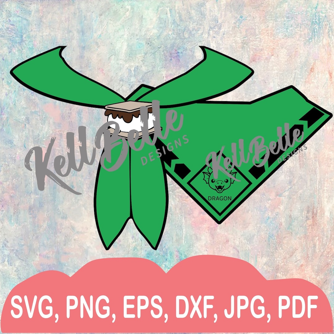 Dragon Scout Neckerchief Digital Cut File - Etsy