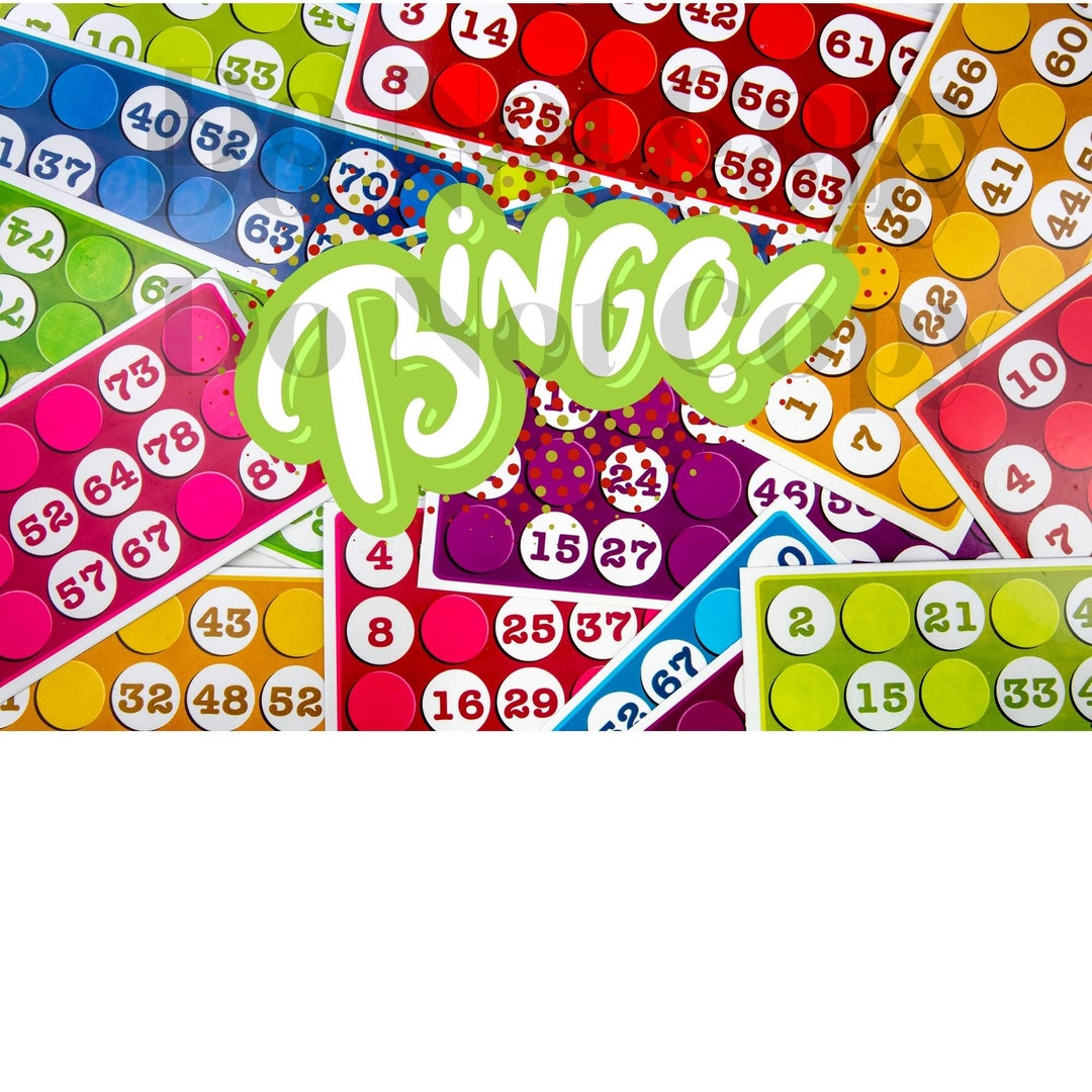 Bingo Digital File PNG/JPG/SVG - Etsy