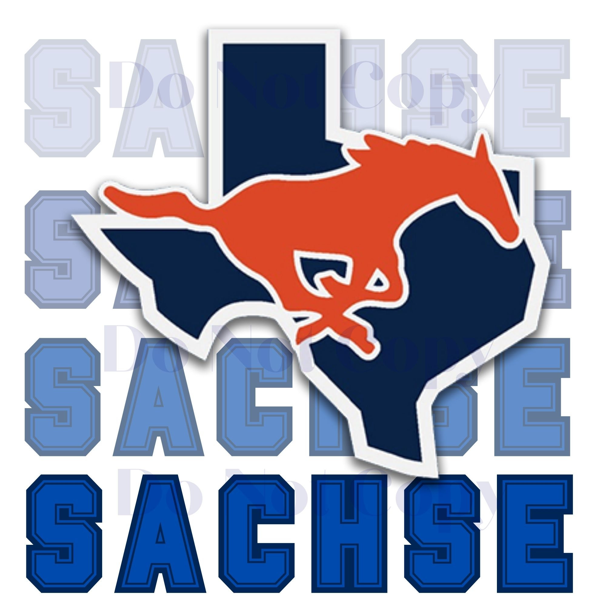 Sachse Mustangs Digital File PNG/JPG - Etsy