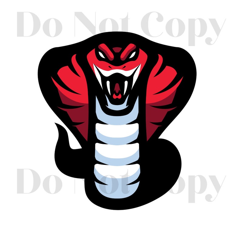 Red Cobra Digital File PNG/JPG - Etsy