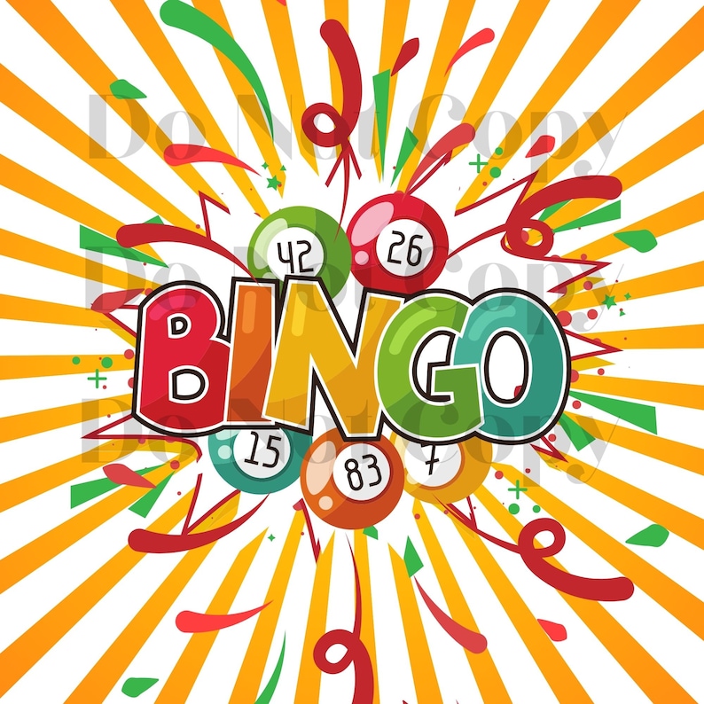 Bingo Digital File PNG/JPG/SVG - Etsy