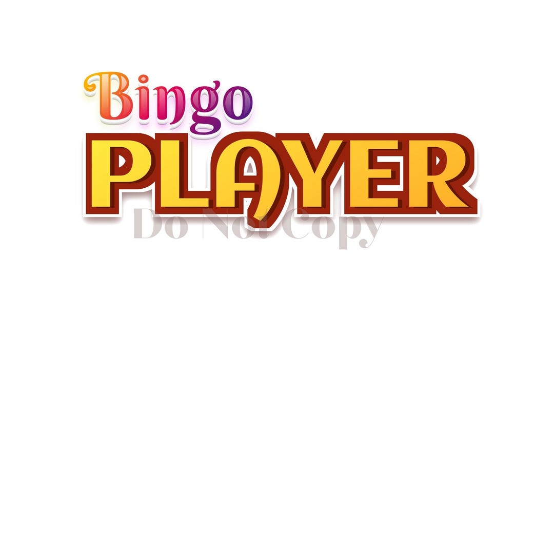 Bingo Player Digital Design - Etsy