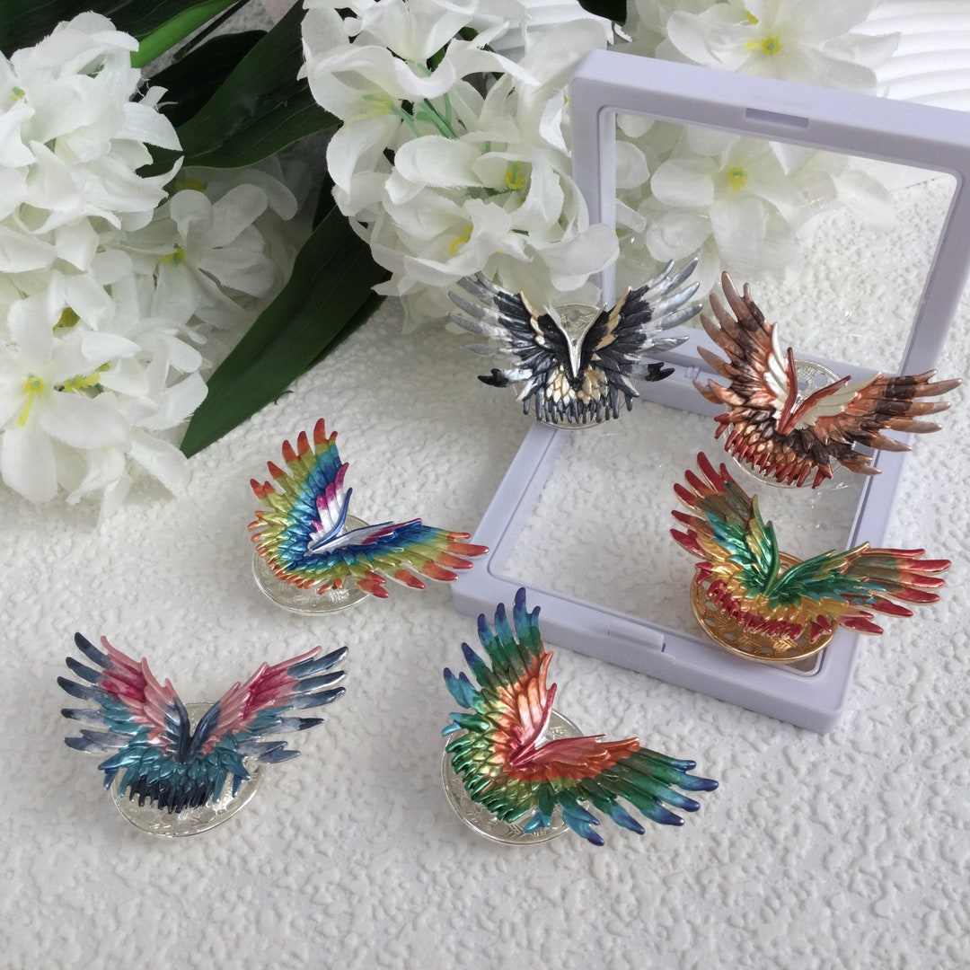 Majestic Angel Wings Magnetic Scarf Brooch for Scarves Wraps Pashimnas ...