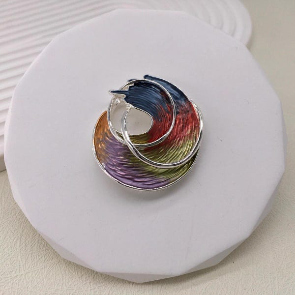 Brooch Steel Scarf - Etsy UK