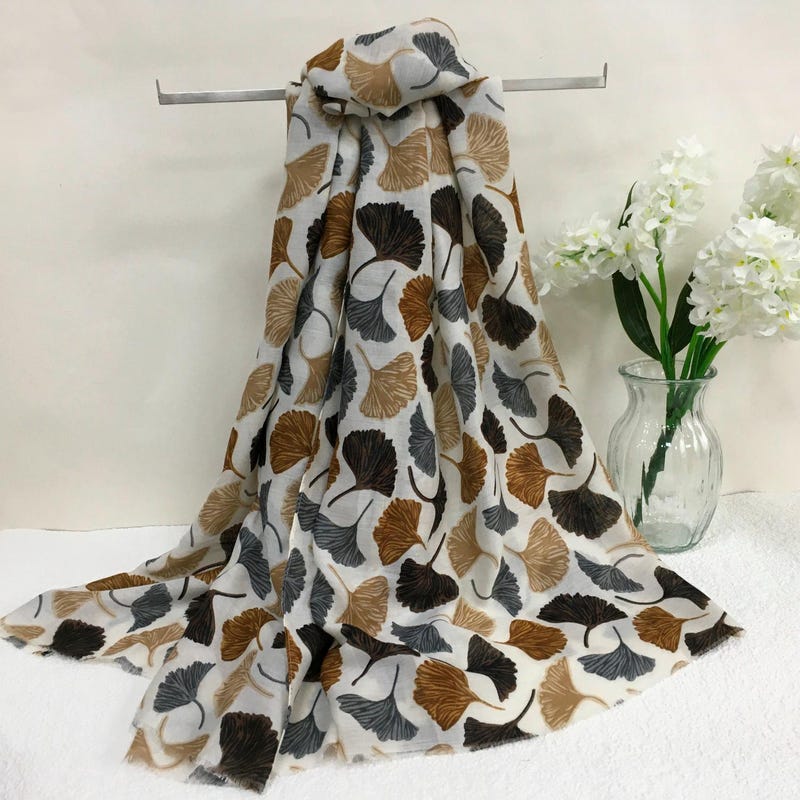 Ginkgo Scarf - Etsy