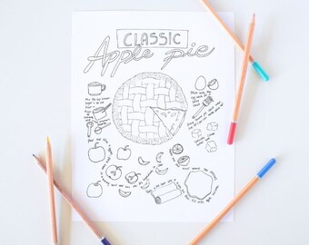 Single Coloring Page, Food Illustration, Adult Coloring, Food Coloring ...