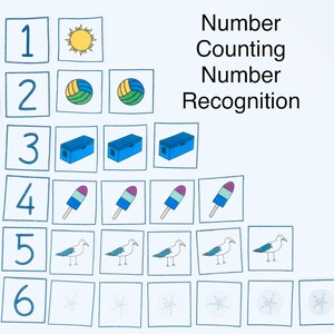 Summer Learning Felt Board Set for Kids, Toddler Math, Preschool Math ...