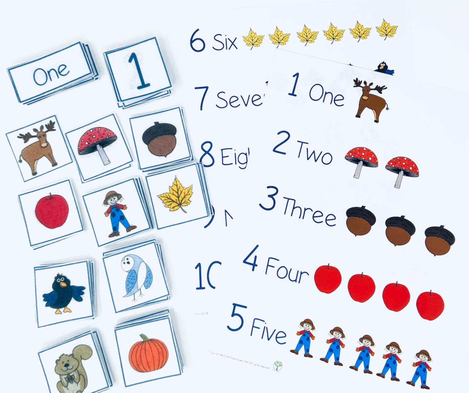 BUNDLE - Four Seasons Learning Felt Board Sets for Kids, Toddler Math ...