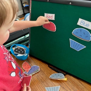 Cupcake Colors Felt Board Set: Learning Colors, Matching Game ...