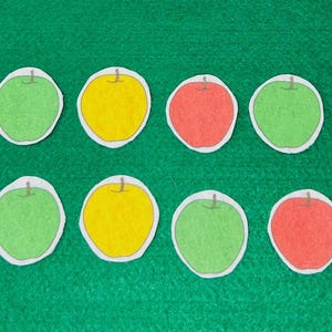 Apple Counting Felt Board Set: Preschool Math Activities - Etsy