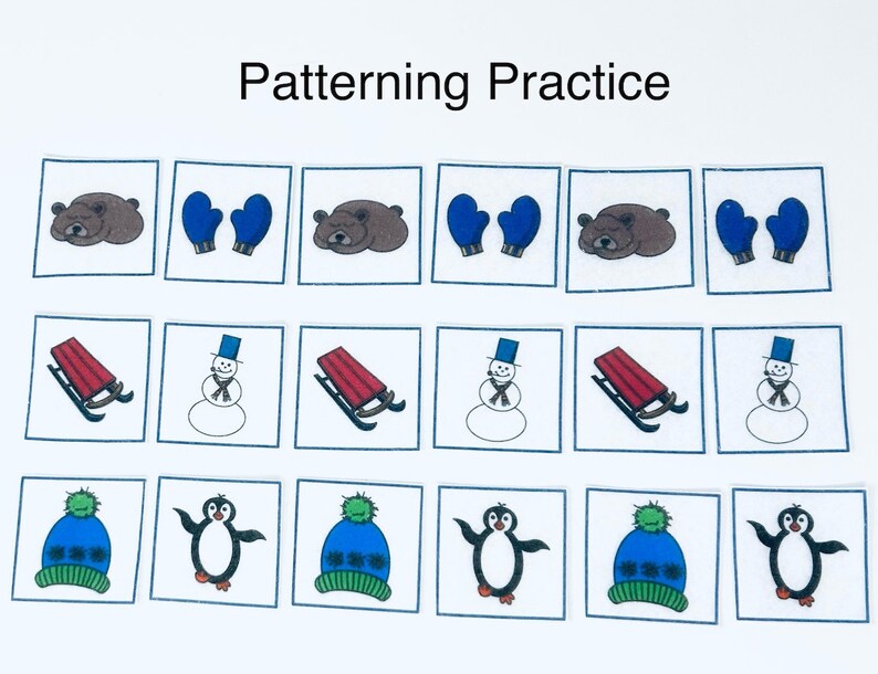 Winter Activities Felt Board Set: Toddler Number Counting, Preschool ...