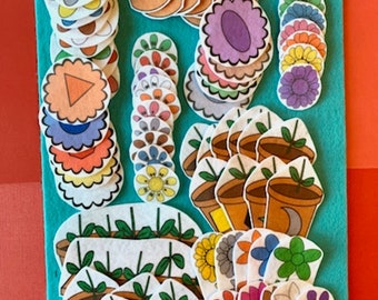 Felt Board Flowers - Etsy