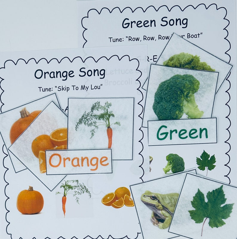 Colors Felt Board Set: Preschool Learning Activities With Color Songs ...