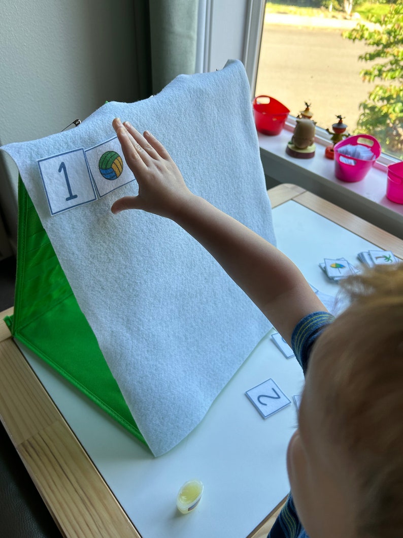 Summer Learning Felt Board Set for Kids, Toddler Math, Preschool Math ...