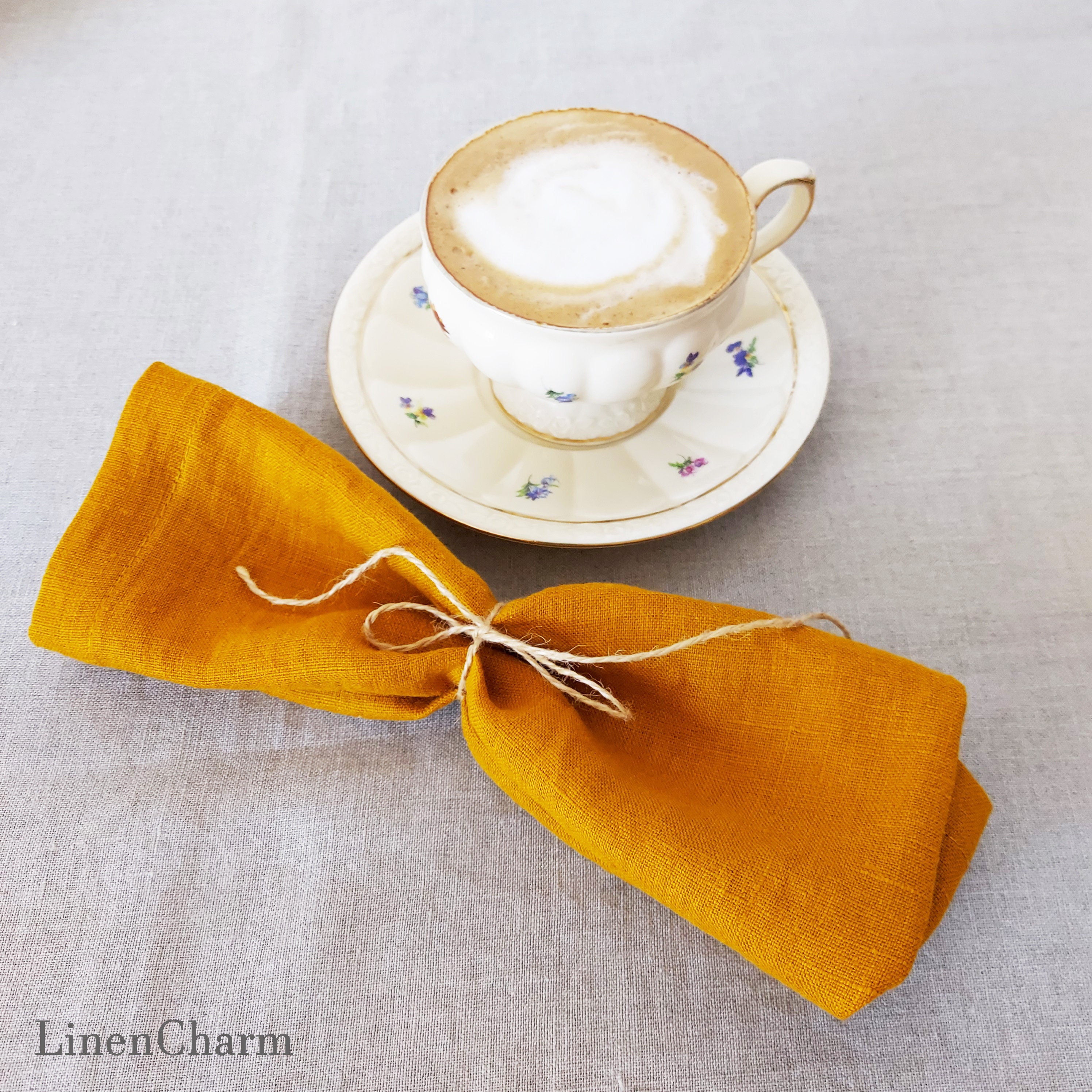 Linen Napkins, 35 Colors, Soft Linen Napkins, Cloth Napkins, Linen ...
