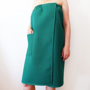 Sauna Pareo Spa Wrap for Women Pareo Kilt for Sauna Cotton - Etsy