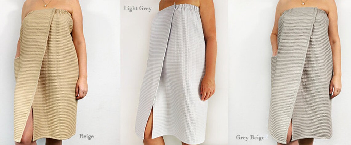 Sauna Pareo Spa Wrap for Women Pareo Kilt for Sauna Cotton - Etsy